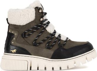 Mustang Jeans Mustang Schnürschuhe 1502-602 Khakifarben