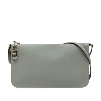 Herm&egrave;s Pochette Pre-owned Zipengo To Go - Femme - Pre-owned - Gris - Taille: ONE Size