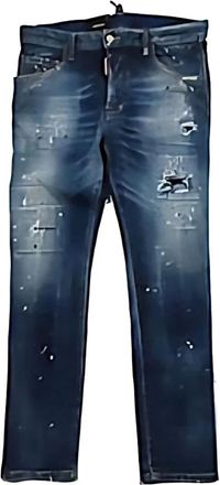 Dsquared2 Homme, Jeans, Bleu, Taille: S Jeans droits