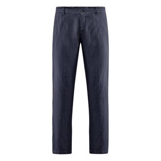 Bomboogie Homme, Pantalons, Bleu, Taille: W31 Pantalon de jogging en lin