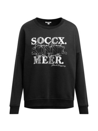 soccx Sweater mit Pailletten