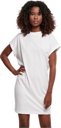 Urban Classics Damen Ladies Rainbow Tee Dress Kleid, Weiß, 3XL EU