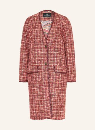 Etro Etro Tweed-Blazer rot