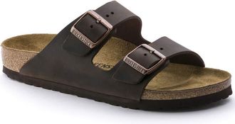 Birkenstock Unisex - Erwachsene Arizona 51061, Birko-Flor Clogs & Pantoletten (Regular), Braun Habana, 47 EU, Braun Habana, 46 EU