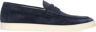 Brunello Cucinelli Homme, Chaussures, Bleu, Taille: 41 EU Suede Slip-on
