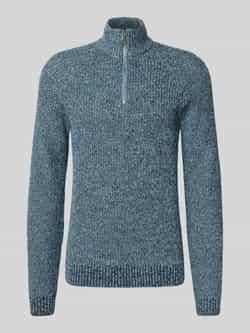 Blend Slim Fit Strickpullover mit Rei&szlig;verschluss Modell Darik