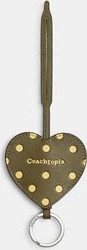 Coach Herz-Taschenanh&auml;nger Mit Schl&uuml;sselanh&auml;nger Aus Upcrafted-Leder