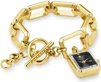 Rosefield Uhr - Damenuhr Octagon Studio Kettenoptik - Gr. unisize - in Schwarz - f&uuml;r Damen