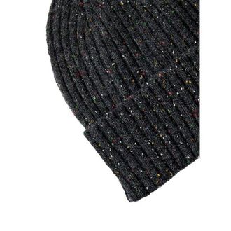 Selected Bonnet c&ocirc;tel&eacute; en laine m&eacute;lang&eacute;e