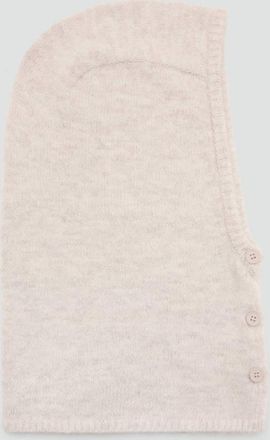 Mango Cagoule maille boutons &eacute;cru - Femme - Taille unique - MANGO