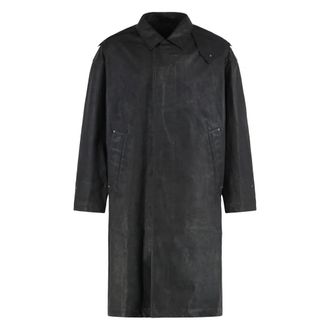 Christophe Lemaire Onyx Regenmantel mit Kapuze - - Coats - Herren - Schwarzk - M