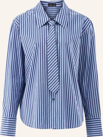 van Laack Van Laack Hemdbluse Vl-Besede-Tie Mit Abnehmbarer Krawatte blau
