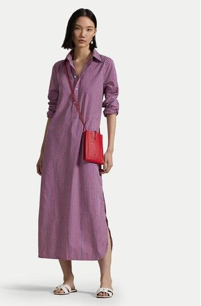 Polo Ralph Lauren Hemdkleid 211959914002 Violett Regular Fit