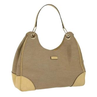 Gucci Pre-owned Canvas Schultertasche - - Pre-owned - Damen - Braun - ONE SIZE