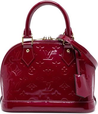 Louis Vuitton Hobo Bags - Monogram Vernis Alma BB - Gr. unisize - in Rot - f&uuml;r Damen