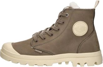 Palladium Femme, Chaussures, Beige, Taille: 38 EU Pampa Hi Zip L Bottes &agrave; lacets