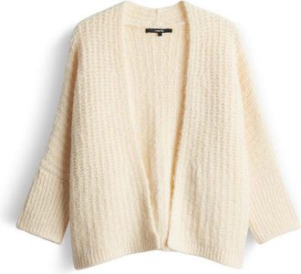 someday Strickjacke TUMALIA Regular Chunky Knit aus Woll-Alpaka Mix lockere Passform, gerader Schnitt, Rippstruktur