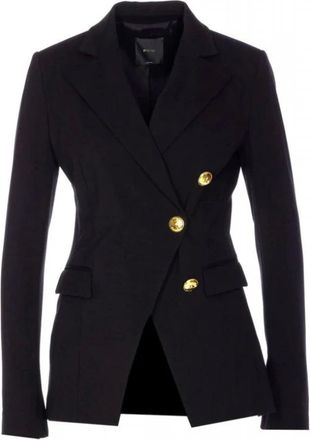 Pinko Pinko, Femme, Vestes, Noir, Taille: 42 FR Granita Jacket