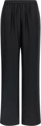 Loulou Studio Femme, Pantalons, Noir, Taille: 36 FR Alera Silk Twill Pants