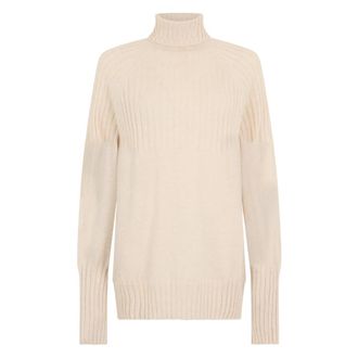 Malo Kaschmir Rollkragenpullover - - Knitwear - Damen - Beige - L
