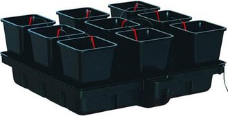 Platinium Platinium - Syst&egrave;me hydroponique - HydroStar 120 Big pots 9 pots 18 l 120 x 116 cm Hydroponics