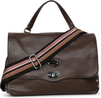 Zanellato Femme, Sacs, Brun, Taille: ONE Size Sac en cuir marron avec