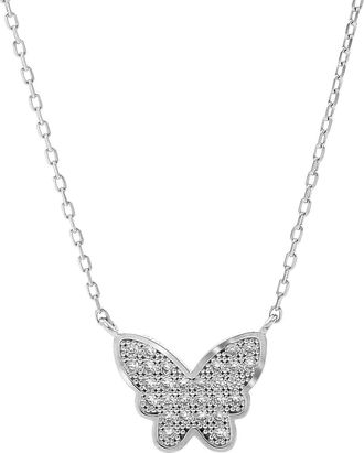 Orphelia Damen-Ketten mit Anhänger 925 Sterling Silber zirkonia ZK-7316