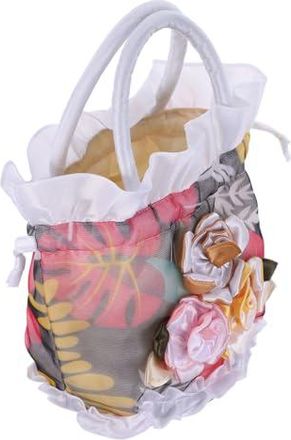 Beaupretty Pochette Brod&eacute;e Fleurie Petit Sac Mariage Style Vintage Pochette Soir&eacute;e Femme Sac Fourre-tout