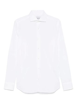 D4.0 chemise à col italien - Blanc