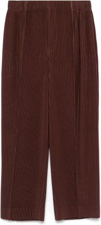 Issey Miyake Homme, Pantalons, Brun, Taille: M Wide Pantalons