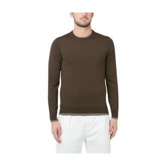 Paolo Pecora Maglia girocollo - - Knitwear - Herren - Braun - M
