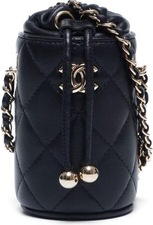 Chanel 2021 mini Schultertasche - Schwarz