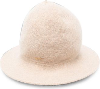 Borsalino Angelina Chapeau cloche en laine m&eacute;lang&eacute;e