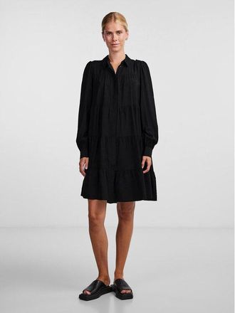 Vero Moda Hemdkleid Pala 26030720 Schwarz Loose Fit