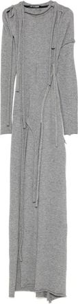 Ottolinger Gestricktes Maxikleid mit Riemen - Grau