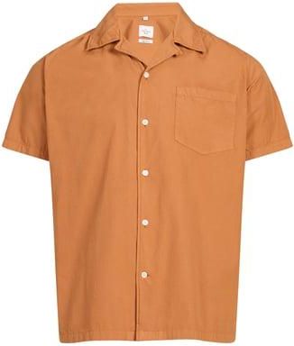 Au Printemps Paris Chemise droite boutonn&eacute;e unie