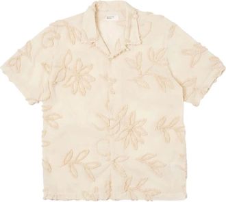 Universal Works Homme, Chemises, Beige, Taille: M Road Shirt 3D Flower