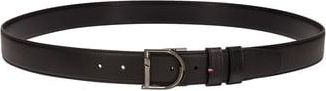 S.T. Dupont Ceinture r&eacute;versible D logo en cuir grain&eacute;