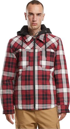 Brandit Top Heavy Twill Jacket, Farbe: red_black_checkered, Gr&ouml;&szlig;e: 3XL