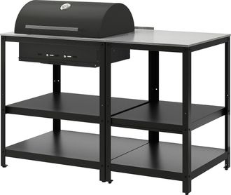 IKEA GRILLSK&Auml;R Kohlegrill mit K&uuml;cheninsel
