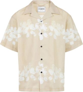 Iceberg Homme, Chemises, Multicolore, Taille: XL Chemise D&eacute;contract&eacute;e en Lin et Coton