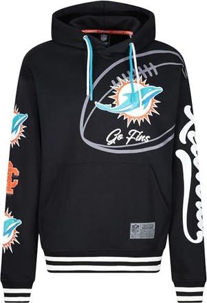 Recovered Clothing Miami Dolphins NFL Go Fins Hoody Noir
