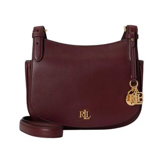 Ralph Lauren Sac bandouli&egrave;re moyen Marcy - Femme - Sacs - Rouge - Taille: ONE Size