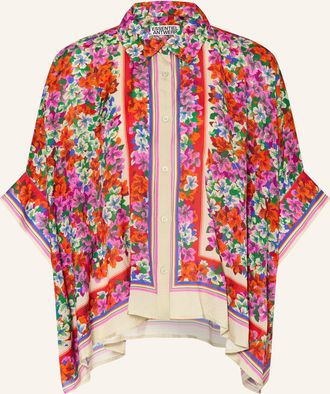 Essentiel Oversized-Hemdbluse Jirt Mit Seide Und 3/4-Arm orange