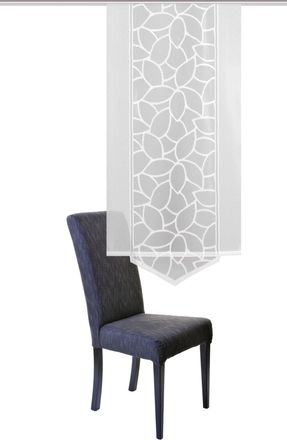 Home Fashion Home fashion 86629-101 Schiebevorhang, Polyester, Weiß, 145 x 57 cm