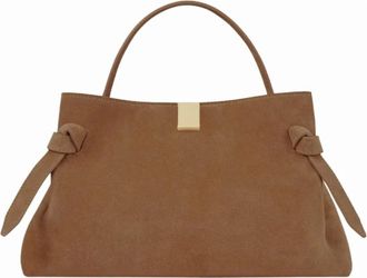 Yuzefi Femme, Sacs, Brun, Taille: ONE Size Gyoza Suede