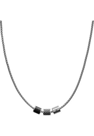 Emporio Armani Halskette F&uuml;r M&auml;nner, 52,5 Cm Silber Edelstahl Halskette, EGS2383020