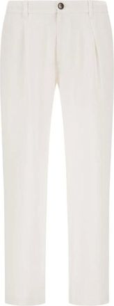 Herno Homme, Pantalons, Blanc, Taille: XL Pantalon Tailleur avec Taille &Eacute;lastiqu&eacute;e