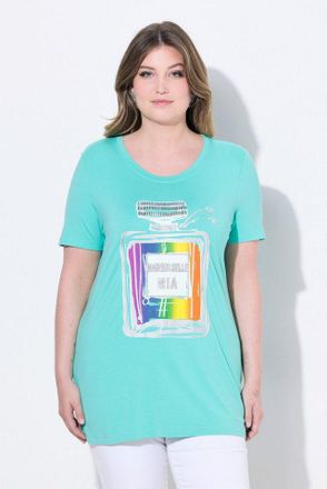 Miamoda T-Shirt T-Shirt A-Linie Flakon-Motiv