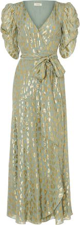 Temperley London Kyra Wrap Maxikleid - Grün